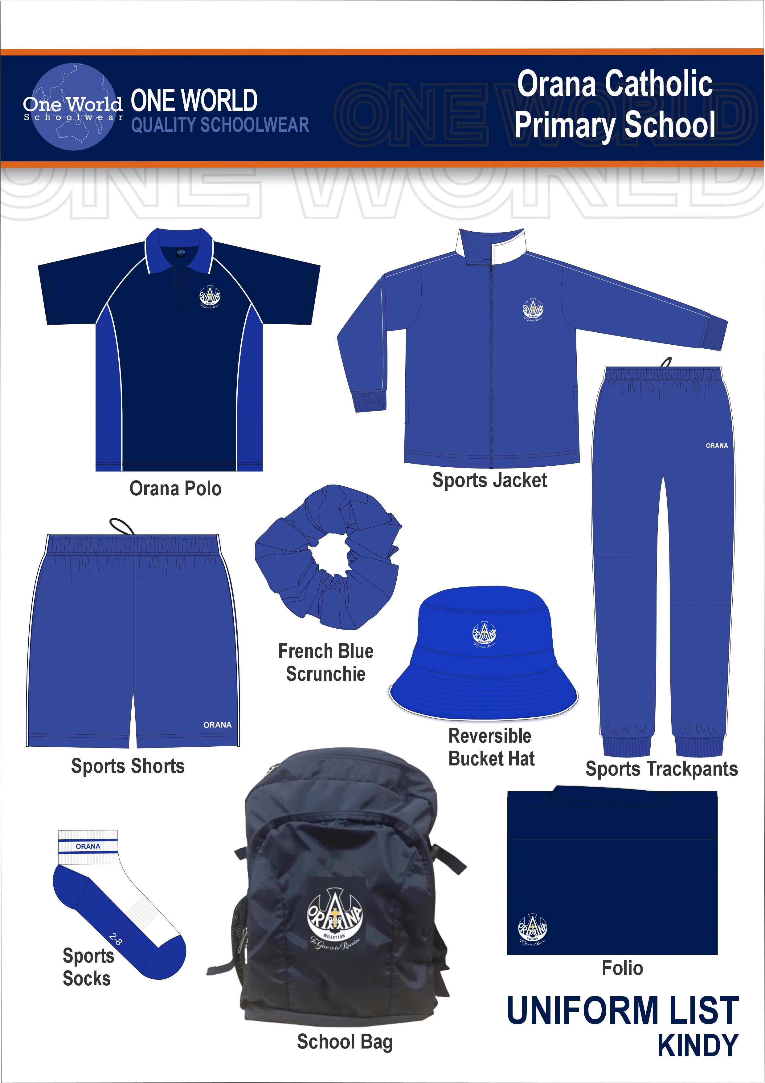 Uniform Guidelines – Orana Catholic Primary School Willetton
