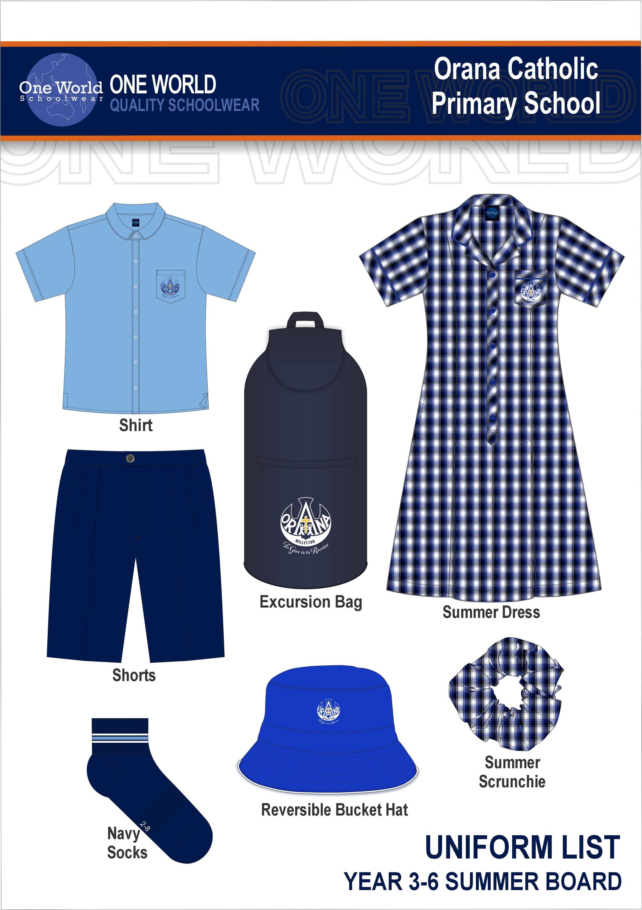 Uniform Guidelines – Orana Catholic Primary School Willetton